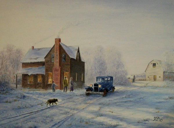 Getting an Early Start Stretched Canvas by Dan Reid. – Art Preserve Gallery