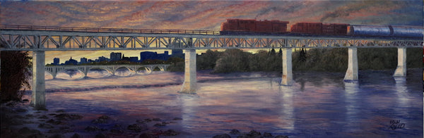 Saskatoon Sunset by Dan Reid – Art Preserve Gallery